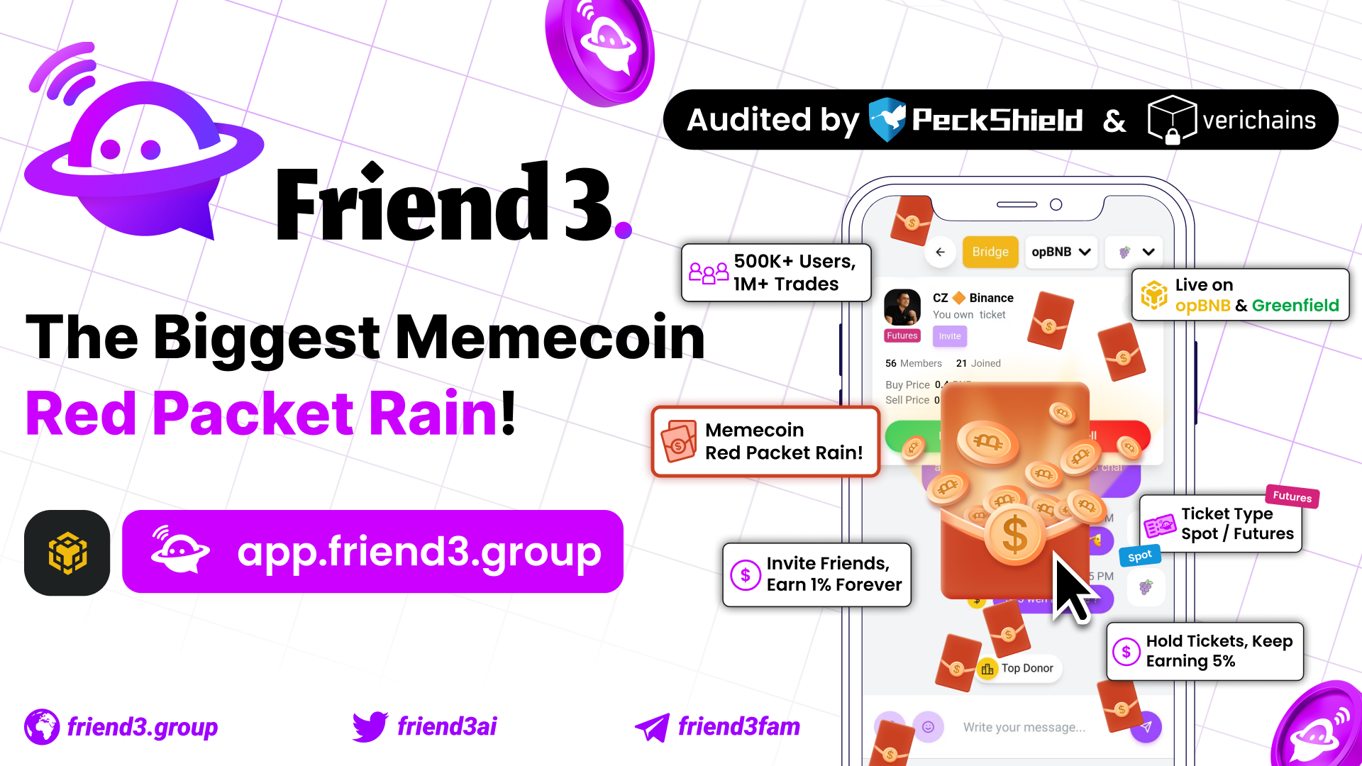 Friend3.group — Monetizing your influence with friends